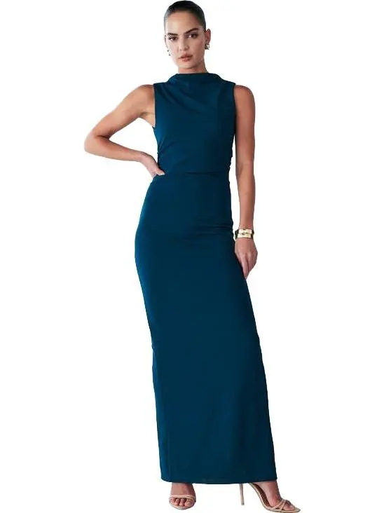 BWLDR Lana Maxi Dress - Emerald