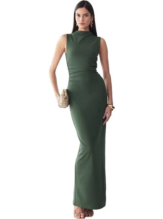 BWLDR Lana Maxi Dress - Olive
