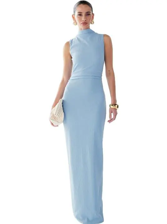 BWLDR Lana Maxi Dress - Sky Blue