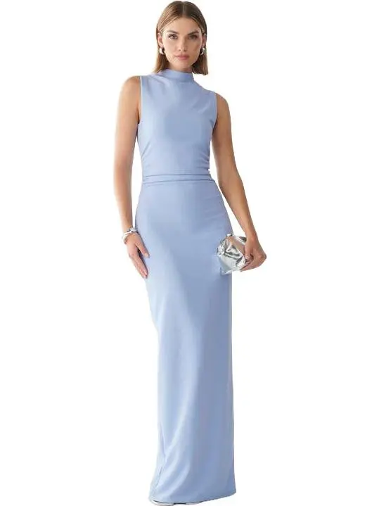 BWLDR Lana Maxi Dress - Sky