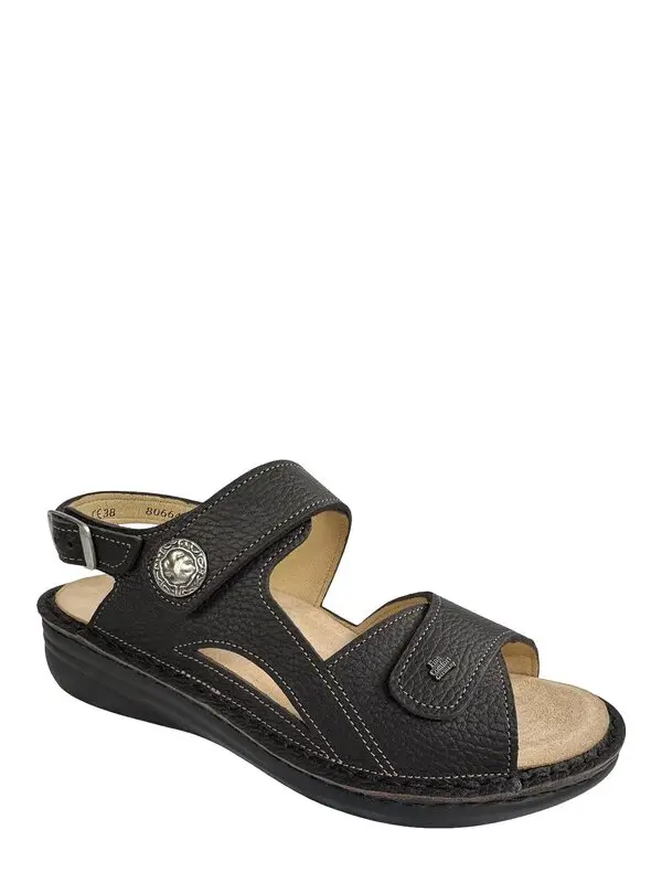 Finn Comfort Barbuda Sandal - Dark Brown