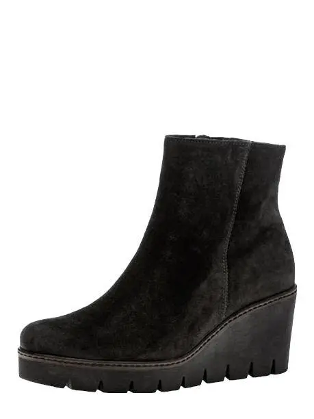Gabor Wedge Bootie - Black