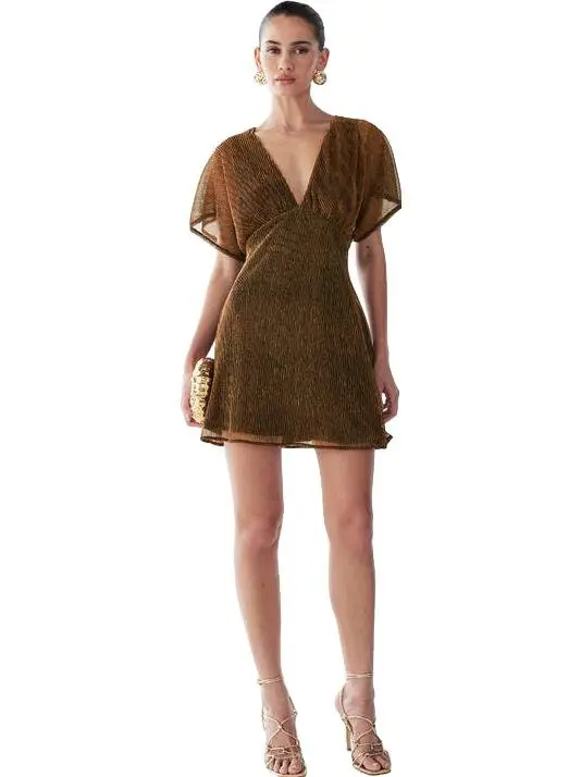 BWLDR Serla Mini Dress - Copper