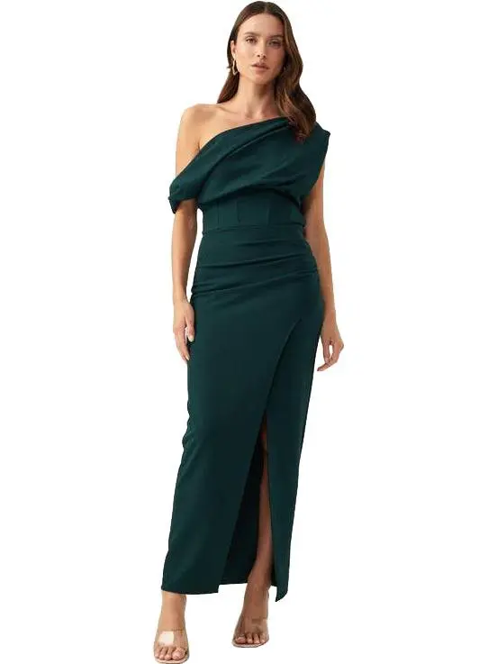 BWLDR Rhodia Midi Dress - Emerald