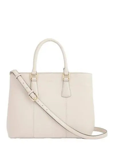 OSPREY LONDON The Adaline Leather Workbag - Dove