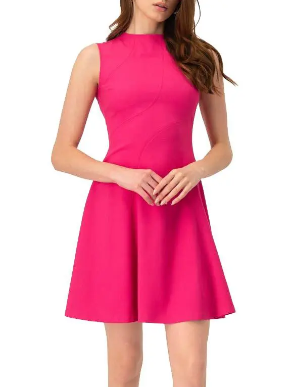IVONNE Sleeveless Shift Dress - Pink