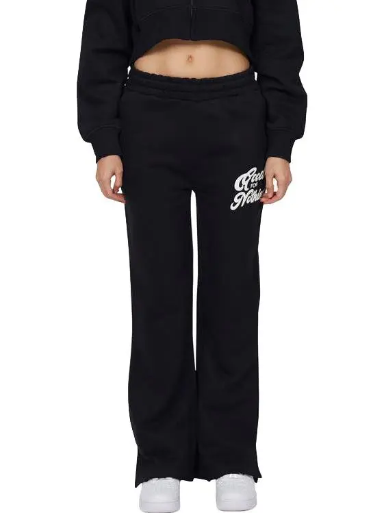 GOOD FOR NOTHING Funk Relaxed Flared Jogger - Black