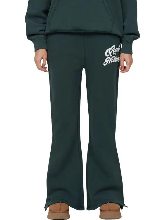 GOOD FOR NOTHING Funk Relaxed Flared Jogger - Green