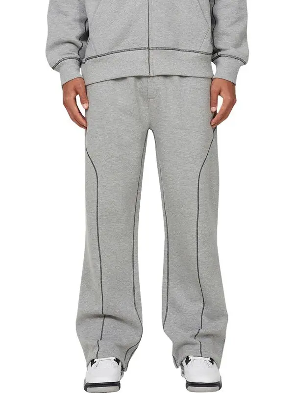 GOOD FOR NOTHING Coverlock Vintage Baggy Jogger - Grey Marl