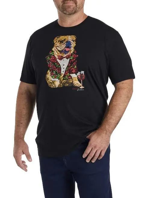 ROBERT GRAHAM DXL Big & Tall Great Graham T-shirt - Black
