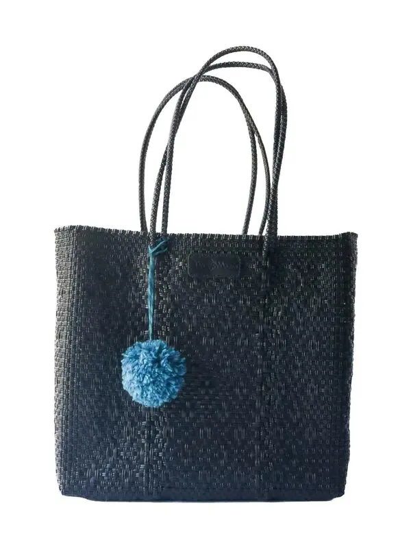 TIN MARIN Woven Tote - Black