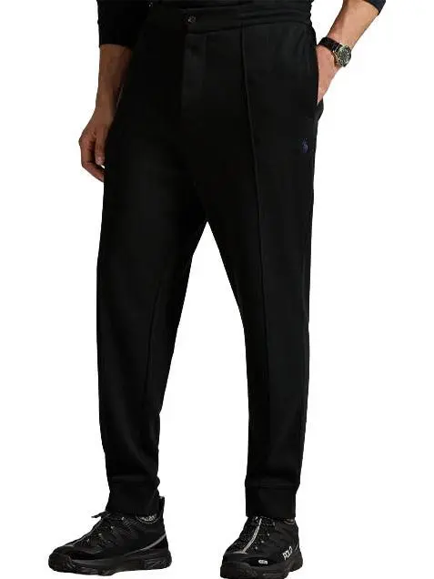 Ralph Lauren Big & Tall Double-knit Jogger Pants - Black