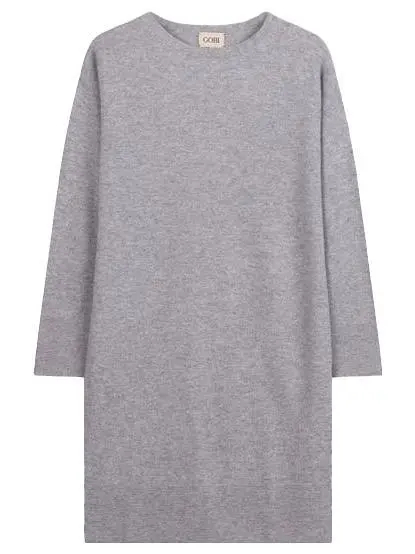 Gobi Cashmere Cashmere Knit C-neck Dress - High Rise