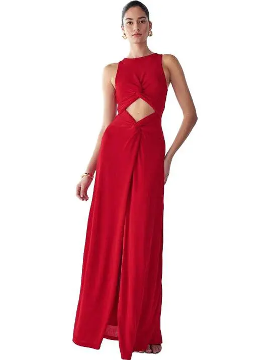 ST MRLO Malia Maxi Dress - Red