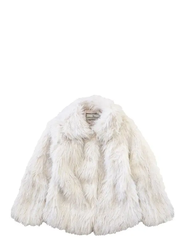 WIDGEON Faux Fur Snap Front Jacket - Shooting Star