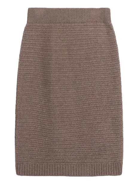 Gobi Cashmere Cashmere Sheath Skirt - Taupe