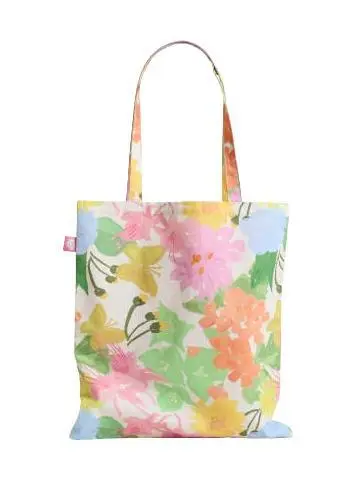 LOST PATTERN Frida's Garden Tote Bag - Pink