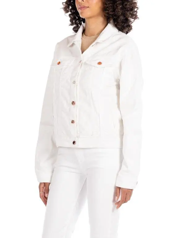 Fidelity Denim Highway Star Denim Jacket - Magnolia White