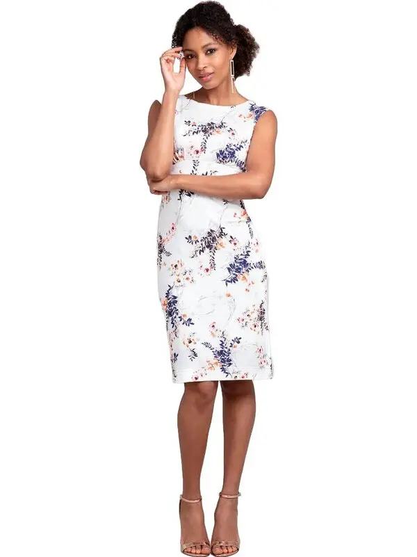 ALIE STREET LONDON Pippa Floral Print Shift Dress - Japanese Garden