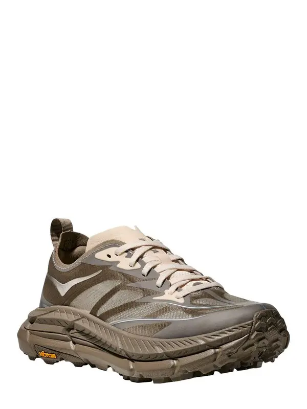 HOKA® Mafate Speed 4 Lite Sneakers - Light Roast/oatmilk