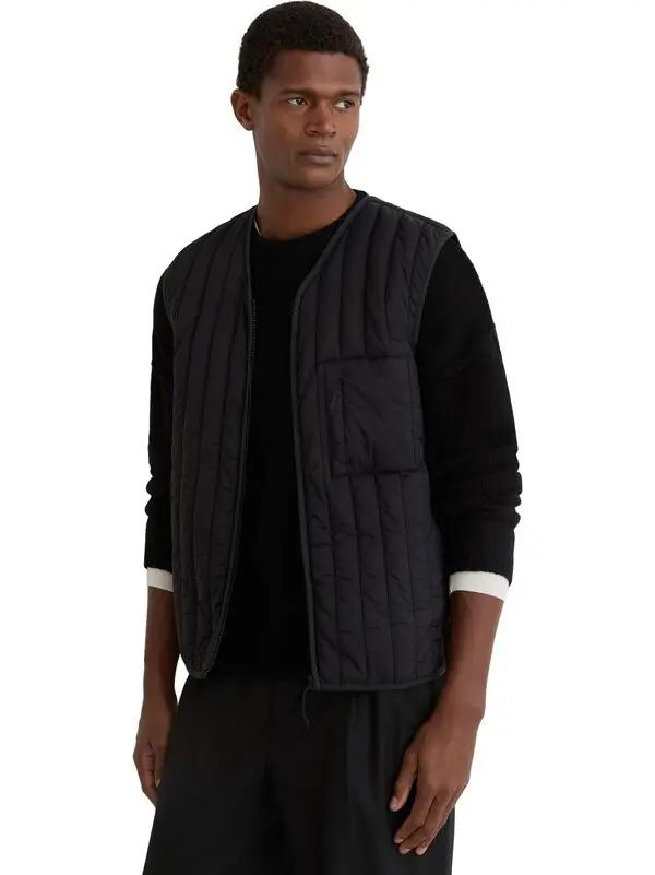 Rains Quilted Liner Vest - Navy