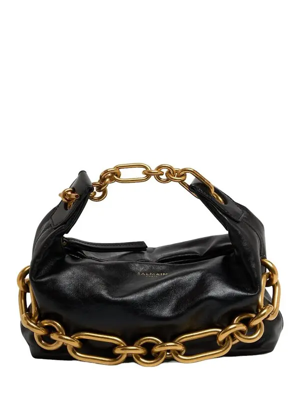 Balmain Sync Mini Chain Top-handle Bag - Noir