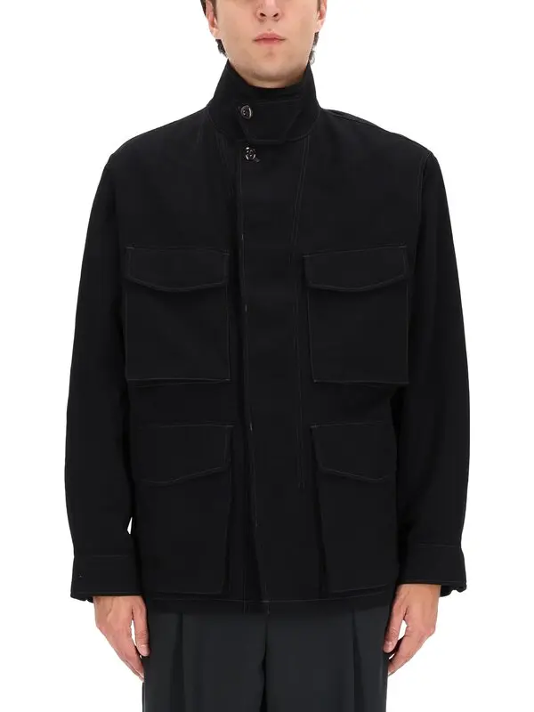 LEMAIRE Soft Field Jacket - Black