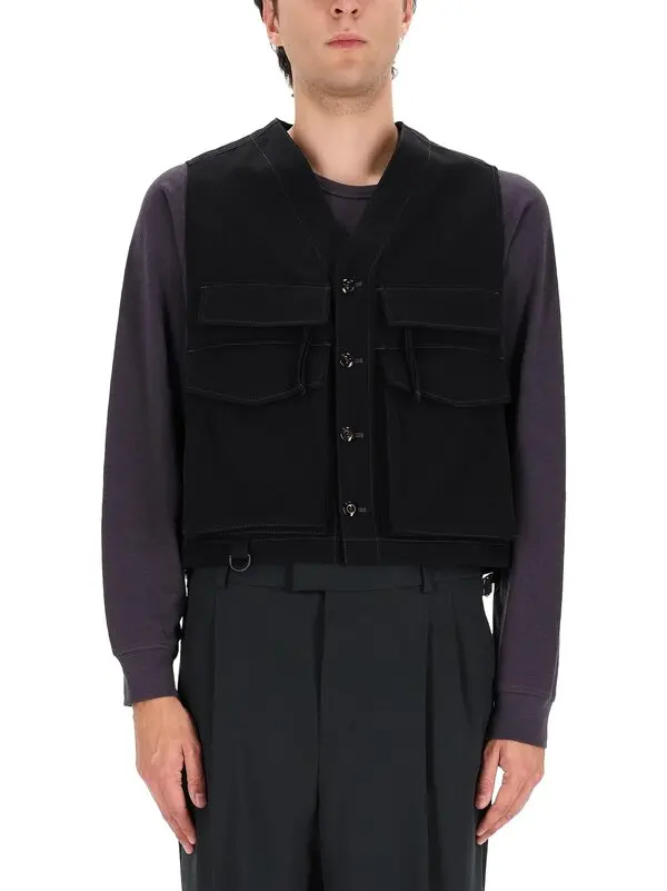 LEMAIRE Utility Vest - Black