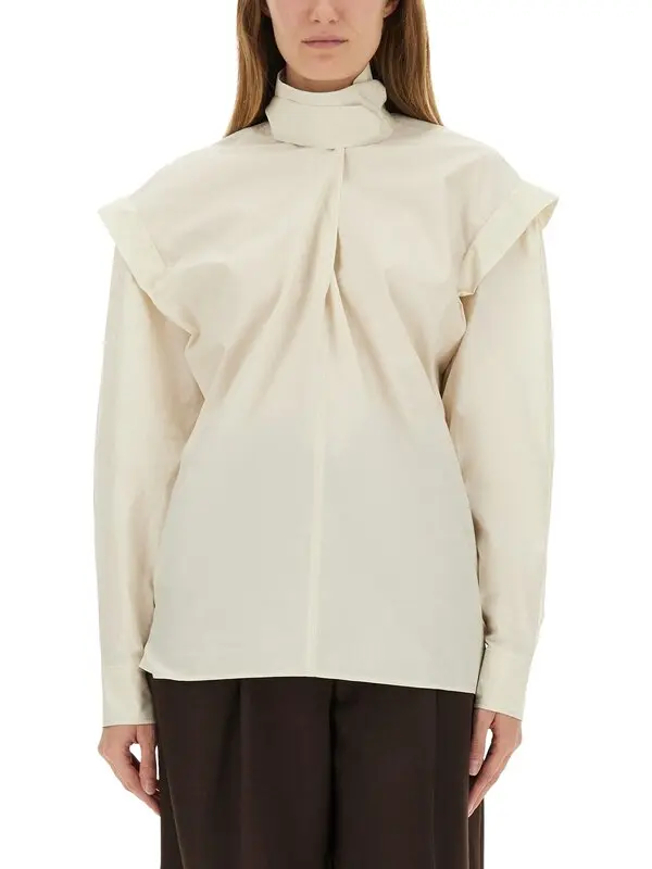 LEMAIRE Ascot Shirt - Beige