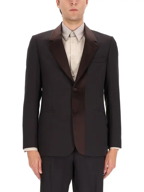 Fendi Tailored Single-breasted Jacket - Brown