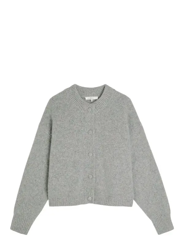 FRAME Cashmere Cardigan - Silver