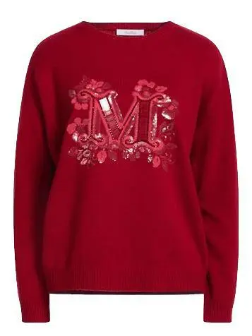 Max Mara Sweater In Wool And Cashmere - Red