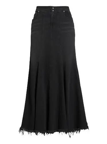Versace Denim Flared Skirt - Black