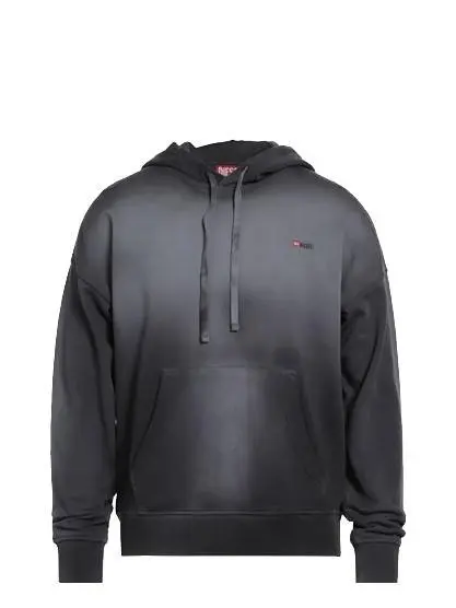 DIESEL® Cotton Tie-dye Hoodie - Charcoal