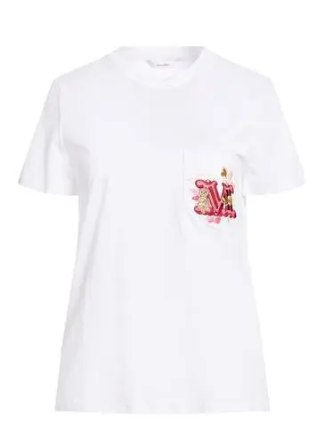 Max Mara T-shirt In Cotton Jersey - White