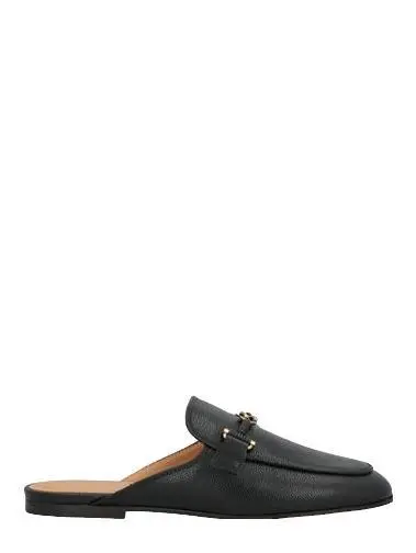 TOD'S Leather Mules - Black
