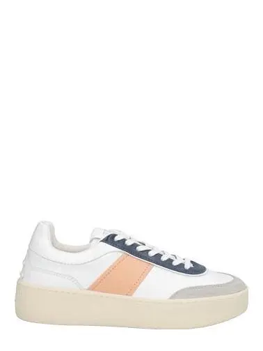 TOD'S Leather Low-top Sneakers - White