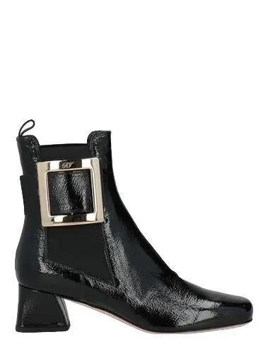 ROGER VIVIER Ankle Boots In Leather - Black