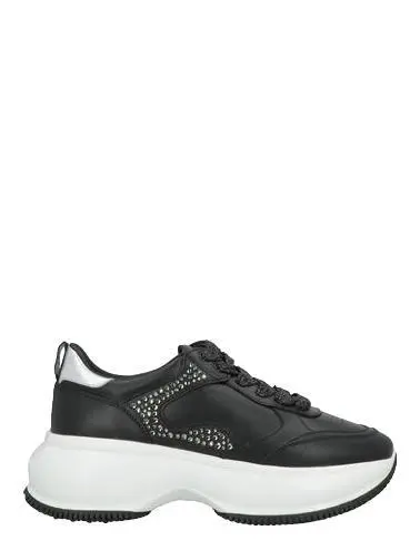 Hogan Atelier Leather Sneakers - Black