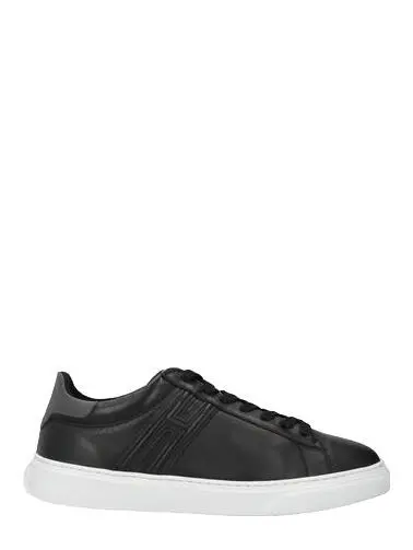 Hogan Leather Low-top Sneakers - Black