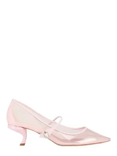 ROGER VIVIER Lime Mary Jane Pumps - Pink