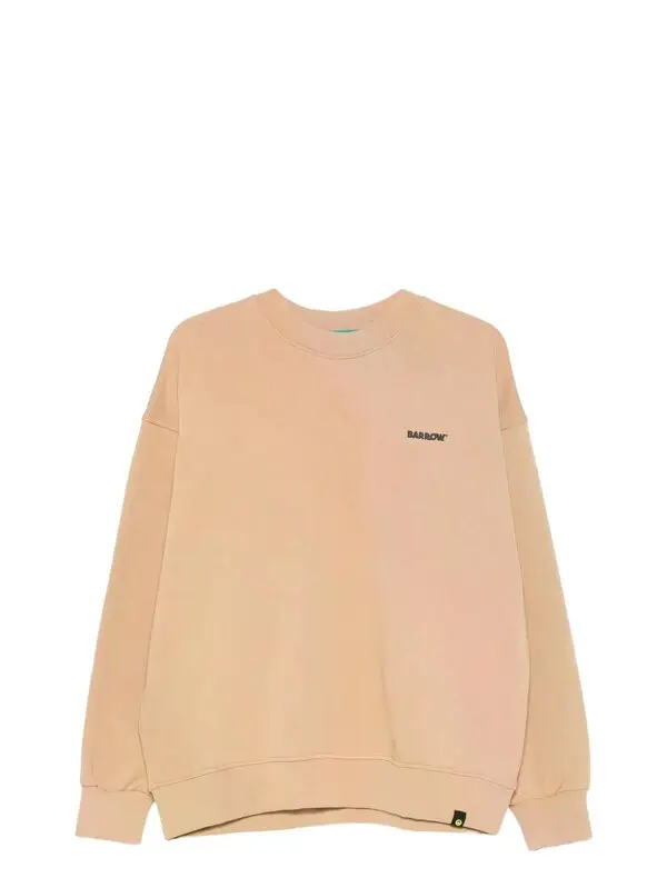 BARROW Long-sleeve Sweatshirt With Logo - Neutrals