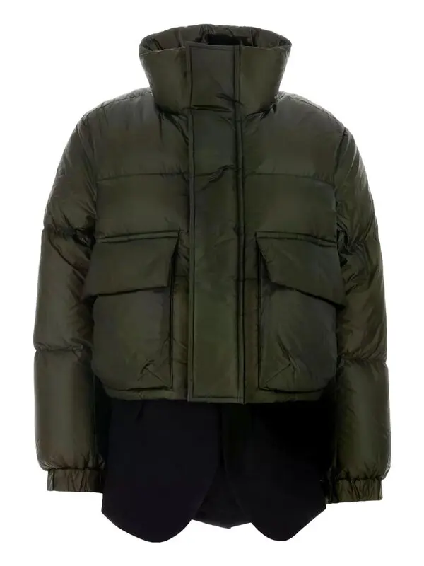Sacai Nylon Down Jacket - Green