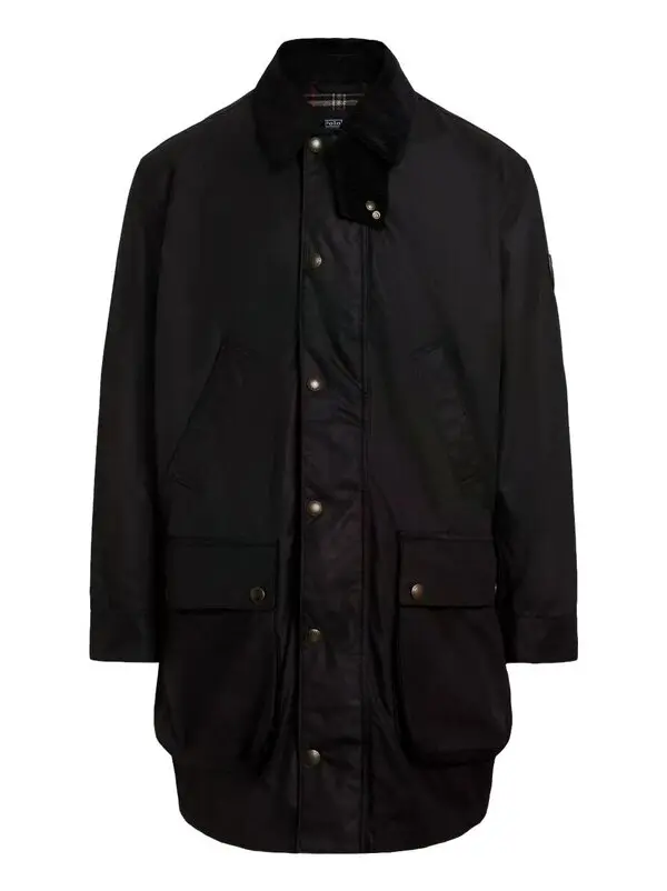 Polo Ralph Lauren Corduroy-collar Coat - Black