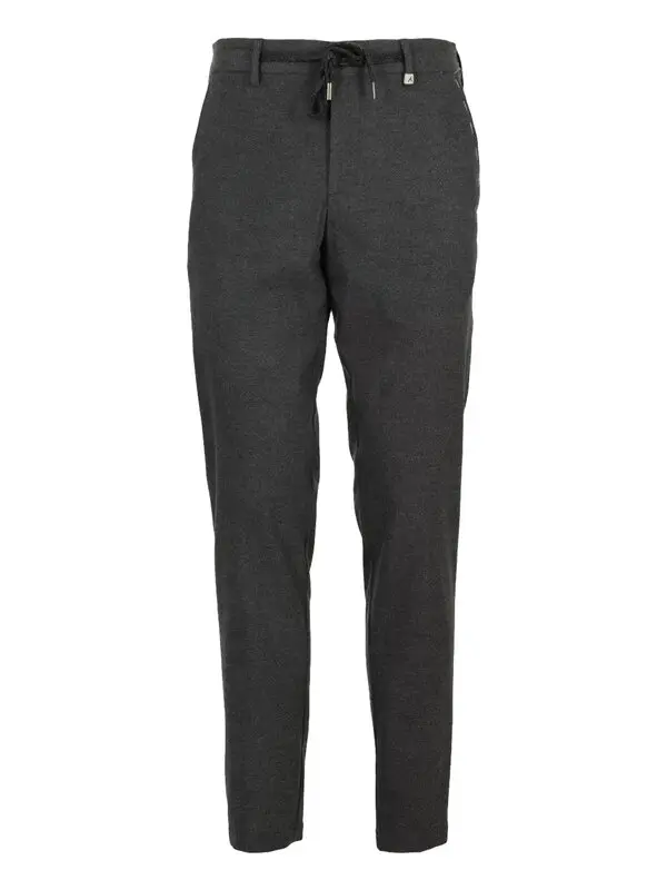 MYTHS Drawstring-waist Trousers - Grey