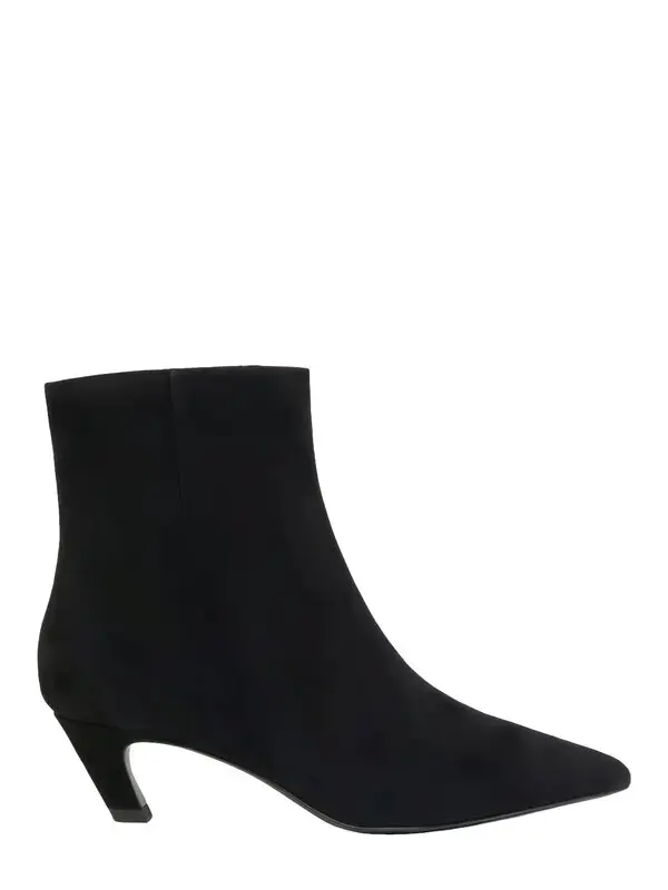 Ash 50mm Vicky Pointed-toe Ankle Boots - Black