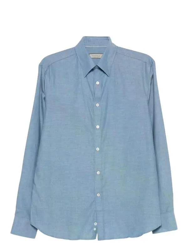 Canali Cotton Shirt - Blue