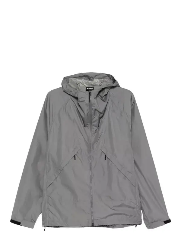 GOLDWIN Rip-stop Hooded Zip-up Jacket - Grey