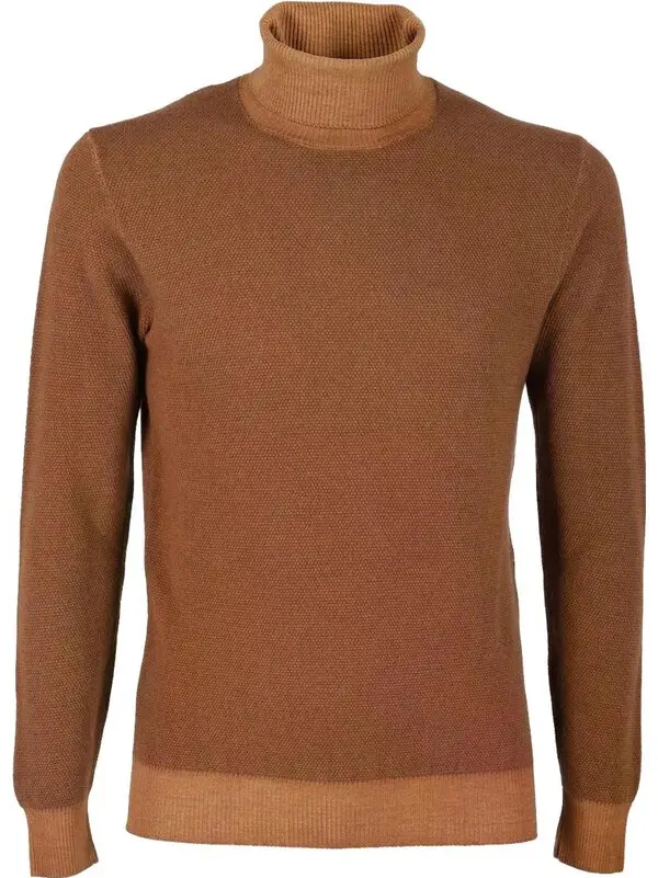 CIRCOLO 1901 High Neck Sweater - Brown