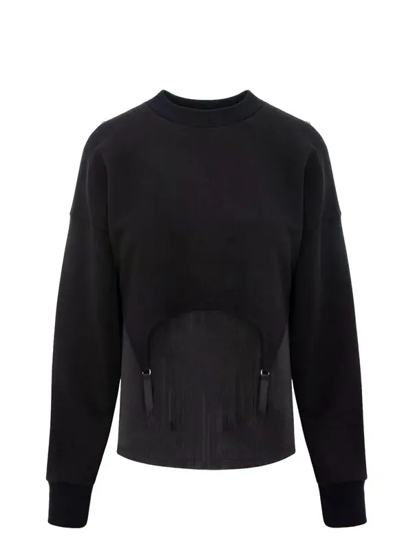 MURMUR Cutout Sweatshirt - Black